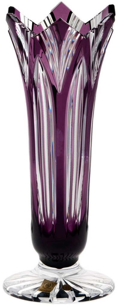 Váza Lotos, barva fialová, výška 280 mm