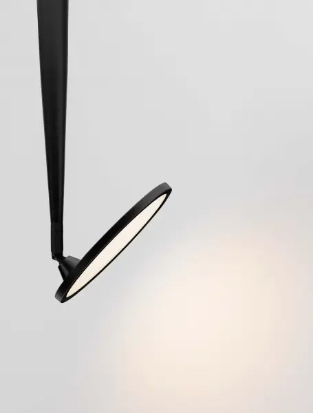 LED černá moderní svítilna Ekei