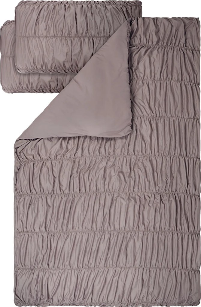 Livarno® Ložní povlečení z mikrovláknitého saténu, 200 x 220 cm, 70 x 90 cm (hnědá)