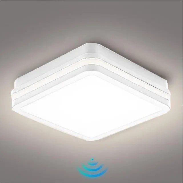 Brilagi - LED Venkovní svítidlo se senzorem BENE LED/18W/230V 22x22 cm bílá IP54