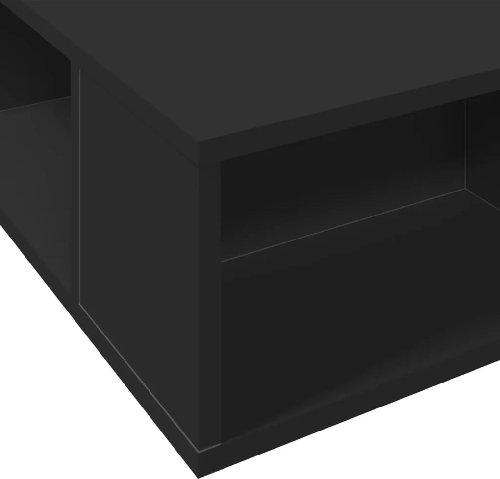 Rám postele černý 160 x 200 cm kompozitní dřevo 3280462