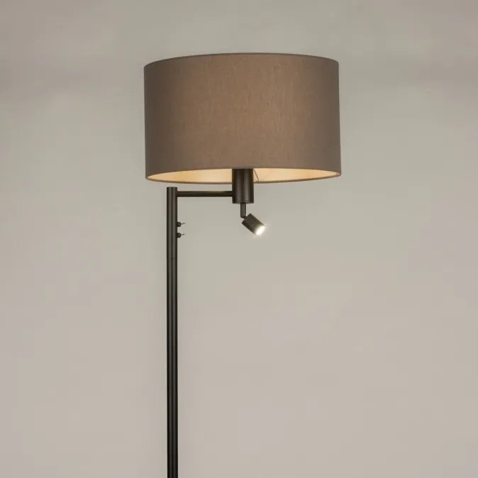 Stojací designová lampa La Scale Grey and Black
