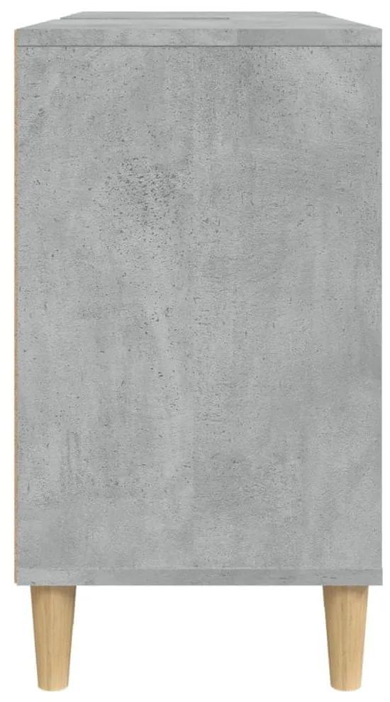 Petromila Skříňka pod umyvadlo betonově šedá 80x33x60 cm kompozitní dřevo
