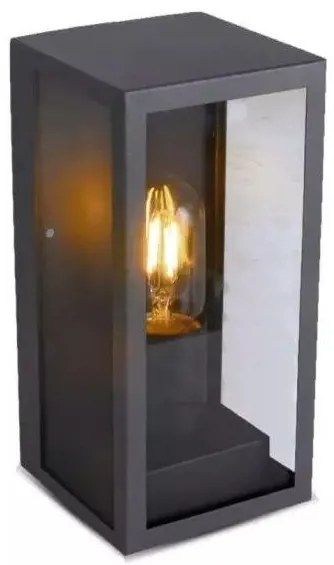 LED Solution Matně černé fasádní svítidlo pro žárovku E27 8517