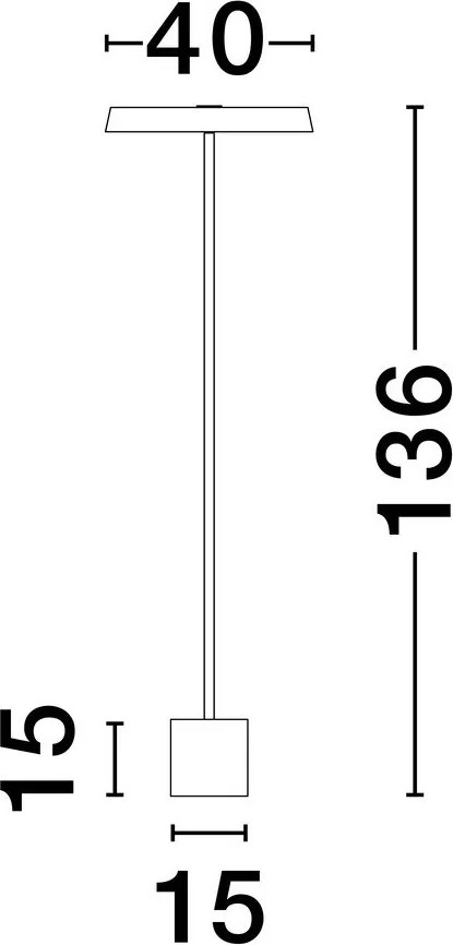 Zelená kovová LED stojací lampa (výška 136 cm) Vetro – Nova Luce