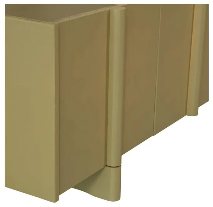 Khaki TV stolek z borovicového dřeva 200x53x46 cm Basu – WOOOD