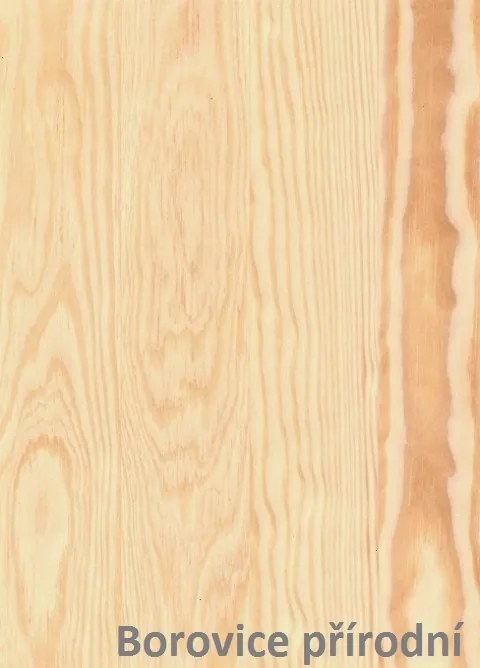 Postel s úložným prostorem - Hessler Drawers - borovice   ,  180x200 cm
