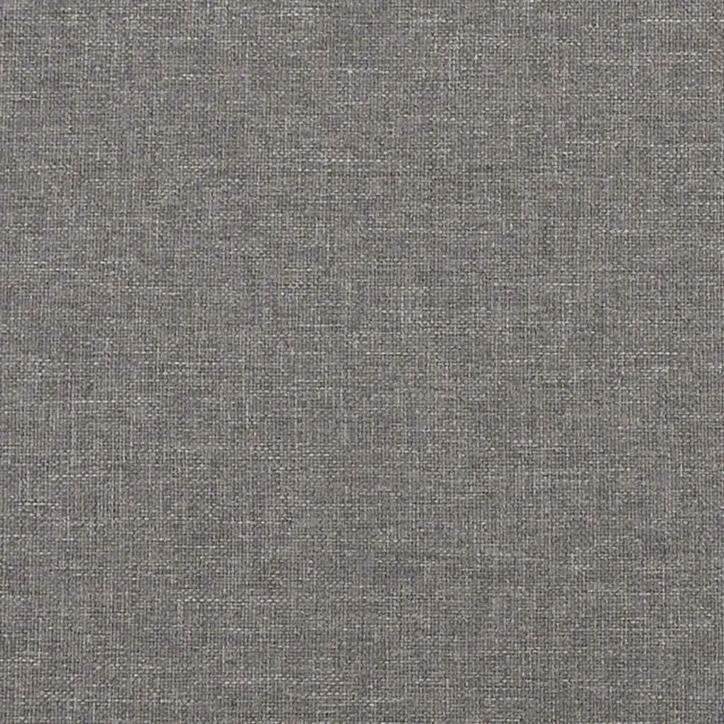 Relaxační křeslo s podnožkou světle šedá umělá kůže a textil 3097761