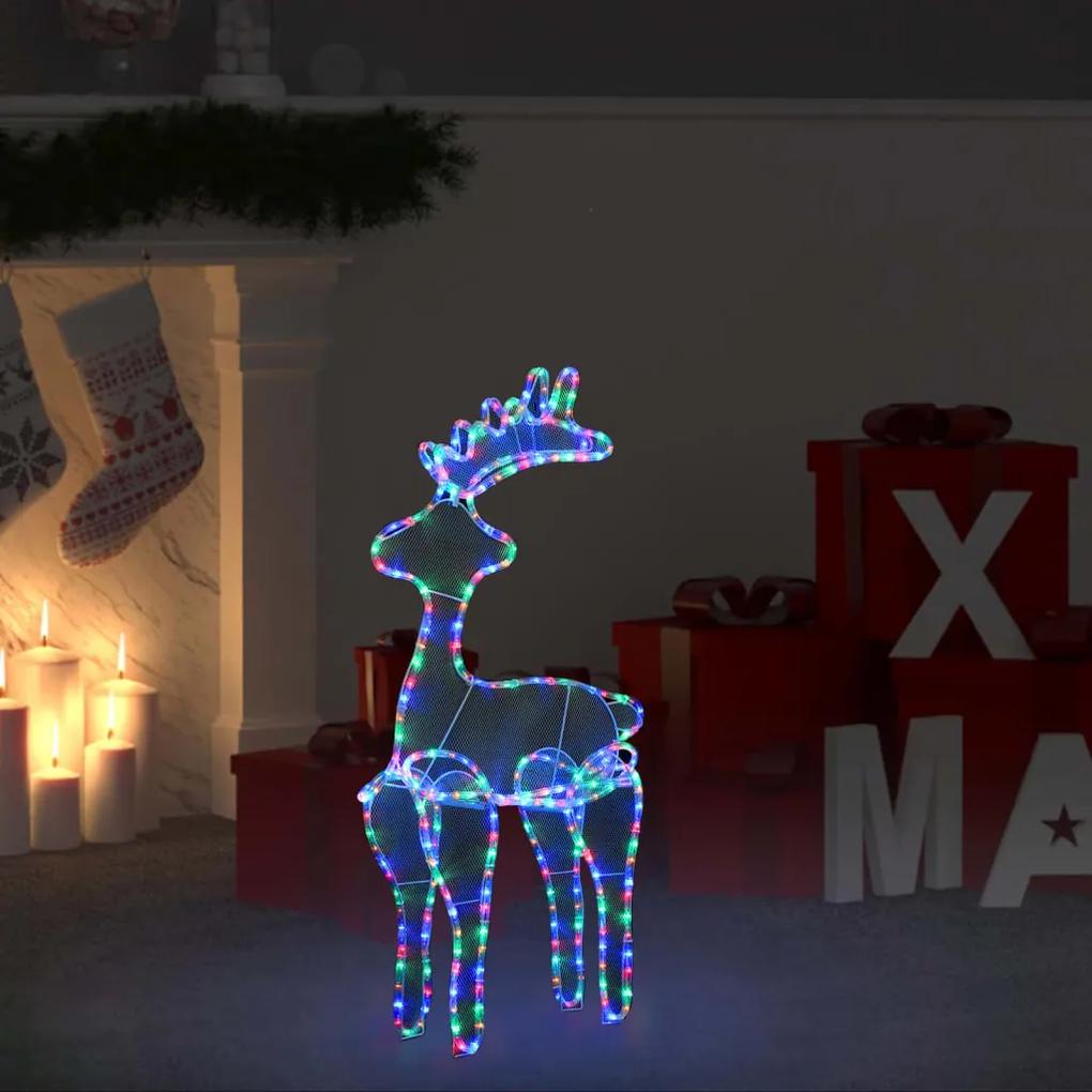 Sob vánoční dekorace s výpletem 306 LED diod 60 x 24 x 89 cm - Default Title