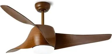 Immax NEO LITE WAVE SMART hnědá / Stropní svítidlo s ventilátorem / 18
