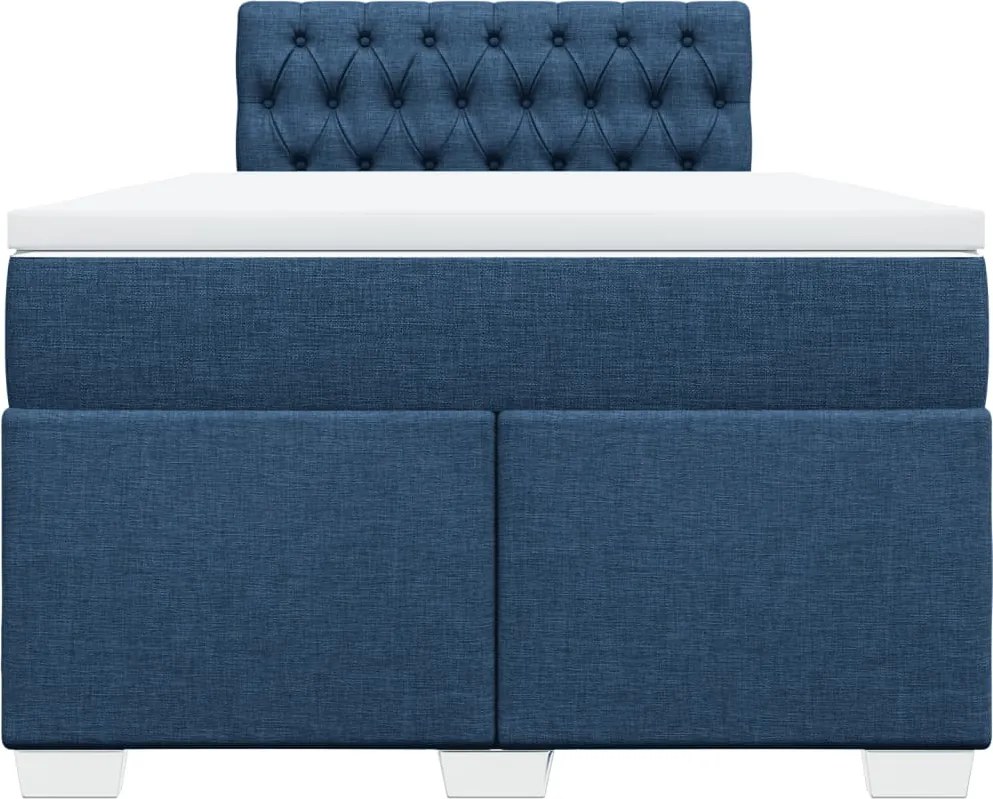 Box spring postel s matrací černá 120x190 cm textil 3288140