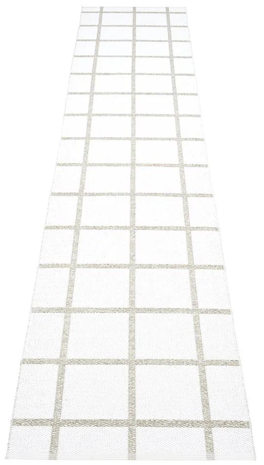 Vinylový koberec Pappelina ADA White/Stone Metallic velikost: 70x450cm