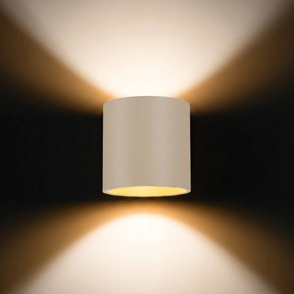 Sollux Lighting Nástěnné svítidlo ORBIS 1 béžové