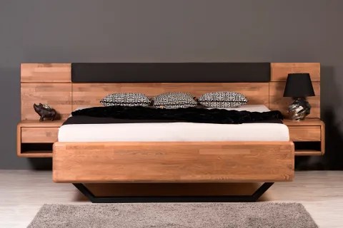 Postel Florencia, čelo oblé čalouněné 180 Domestav F123 Materiál: Buk cink, Barevne provedení: Olej