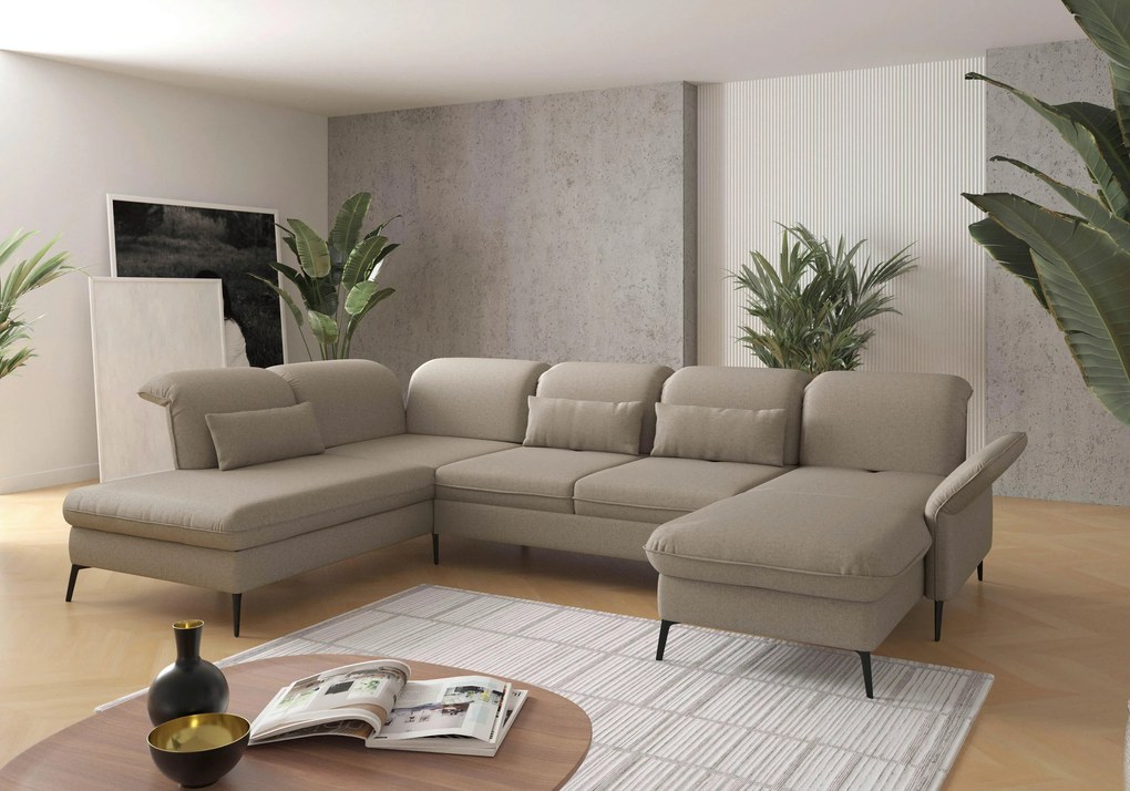 XXXLutz SEDACÍ SOUPRAVA, textil, šedohnědá Sit & More - Sedací soupravy - 00014401182T