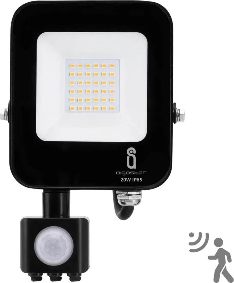Aigostar - LED Reflektor se senzorem LED/20W/230V 4000K IP65