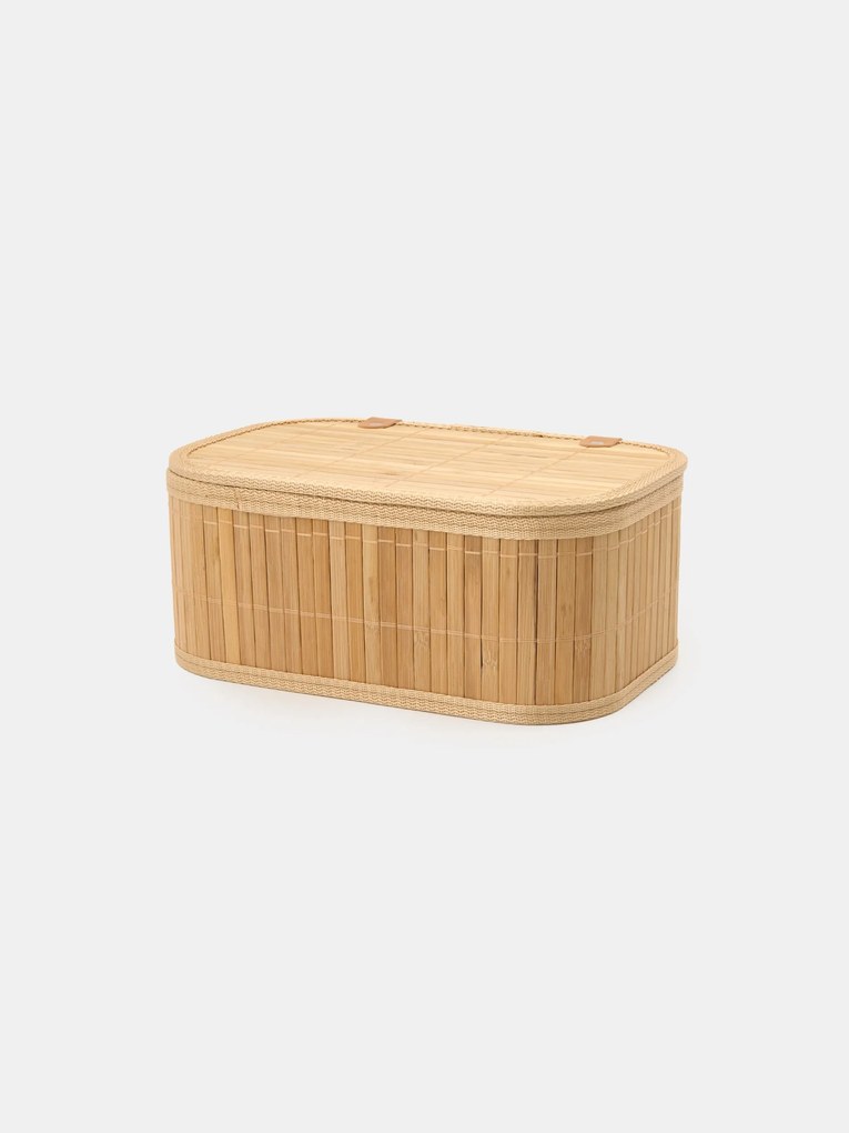 Sinsay - Úložný box s bambusovou úpravou - béžová