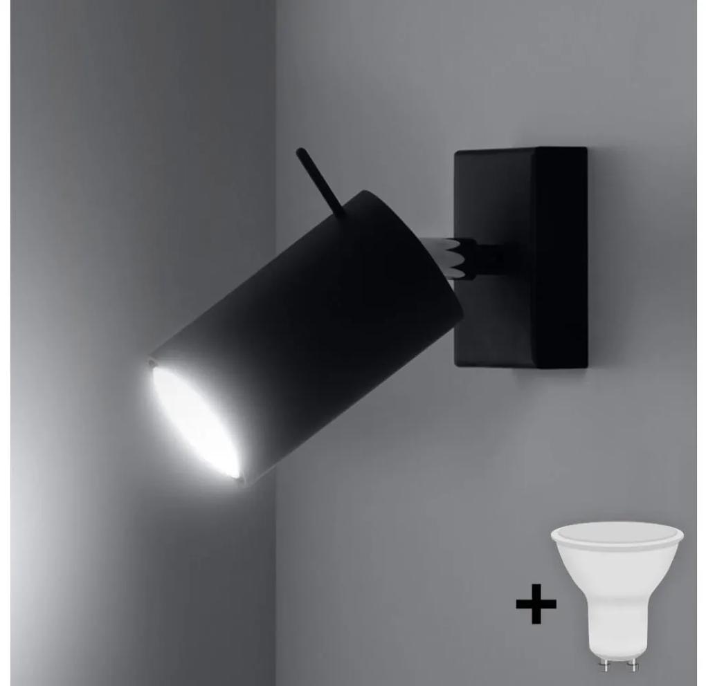 Brilagi | Brilagi -  LED Nástěnné bodové svítidlo ASMUS 1xGU10/7W/230V černá | BG0563