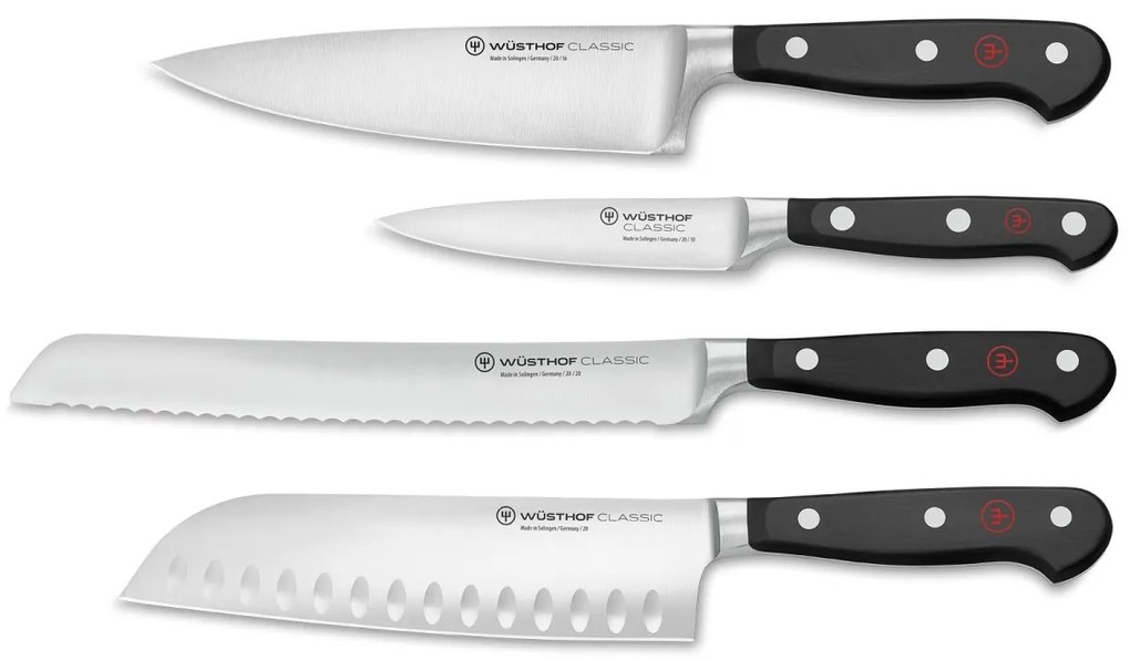 Wüsthof Organizér se 4 noži Classic