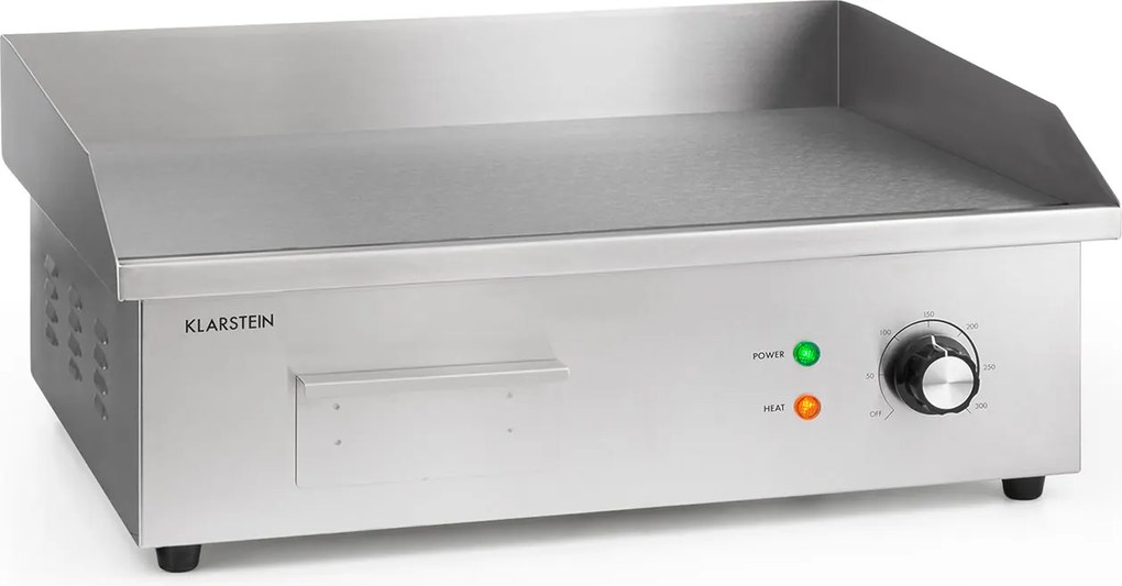 Klarstein Grillmeile 3000G, elektrický gril, 3000 W, 54,5 x 35 cm, hladký