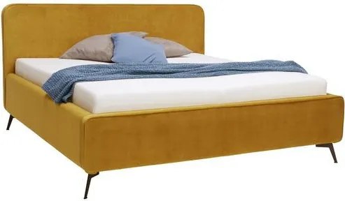 XXXLutz ČALOUNĚNÁ POSTEL, 180/200 cm, curry žlutá Moderano - Manželské postele - 000504000101