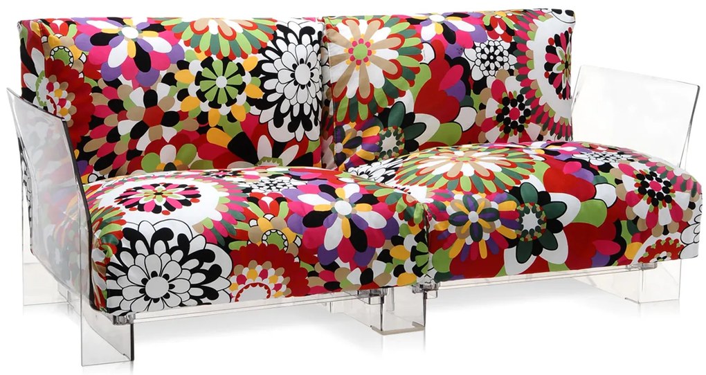 Kartell designové dvousedačky Pop Missoni Two Seater