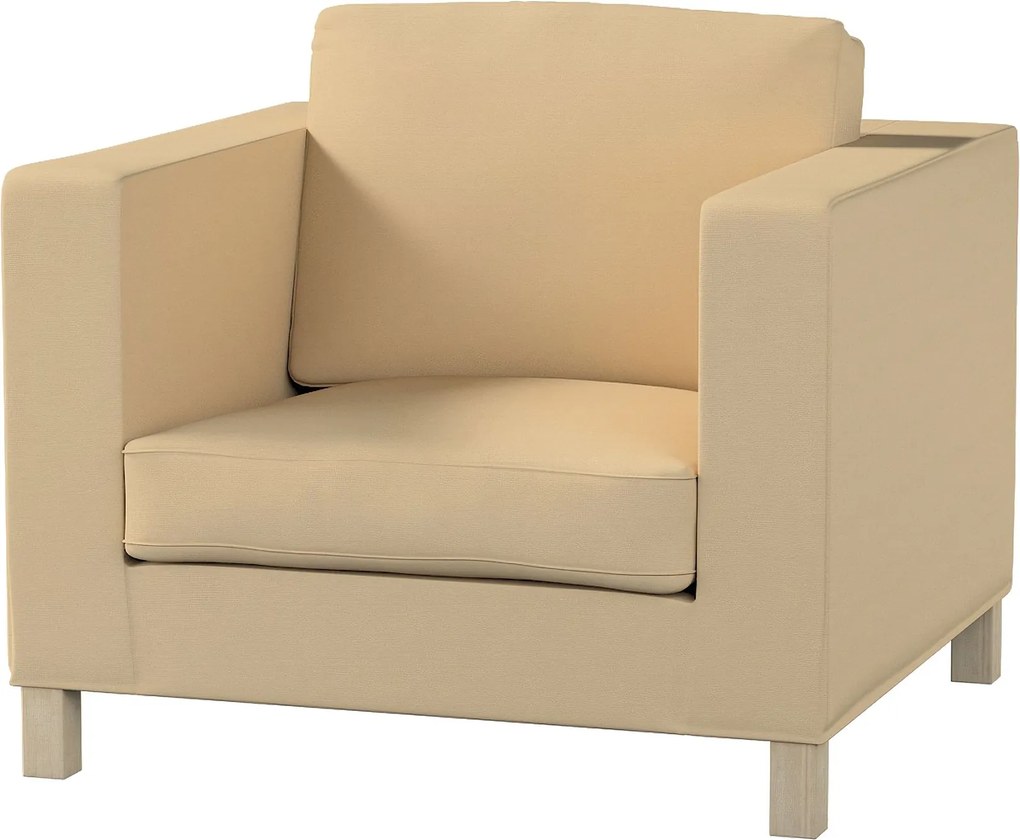 Potah na křesko IKEA Karlanda, krátký barva béžová