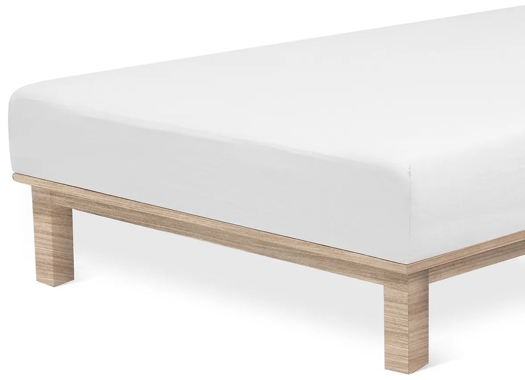 4Home jersey prostěradlo Luxury bílá, 90 x 200 cm