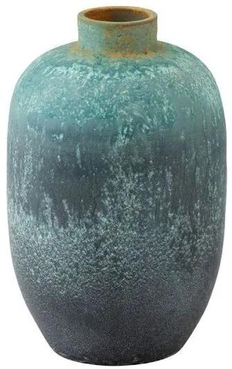 Azurová keramická dekorační váza Vintage - Ø 33*50cm | BIANO
