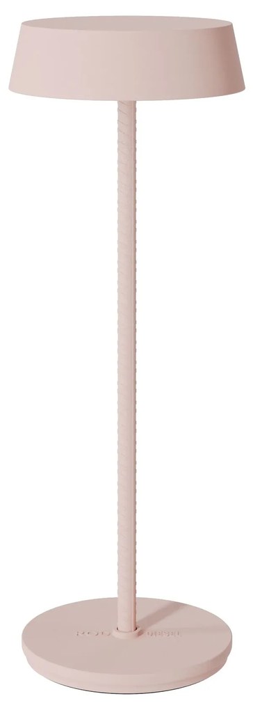 Diesel Rod, růžová přenosná lampička na baterii, 2W LED 3000K stmívatelná, výška 35,6cm, IP54