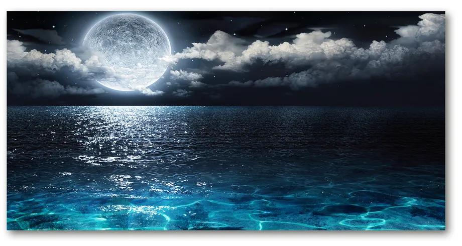 Wallmuralia Foto obraz akrylové sklo Měsíc v úplňku 140x70 cm