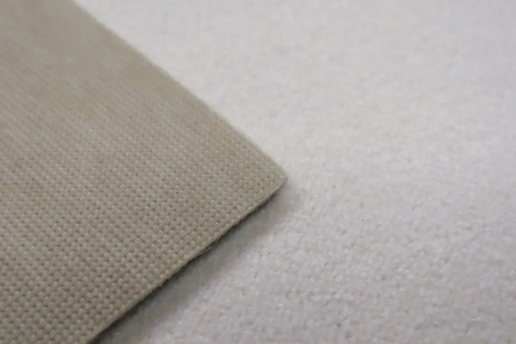 Lano - koberce a trávy Neušpinitelný kusový koberec Nano Smart 890 bílý - 140x200 cm