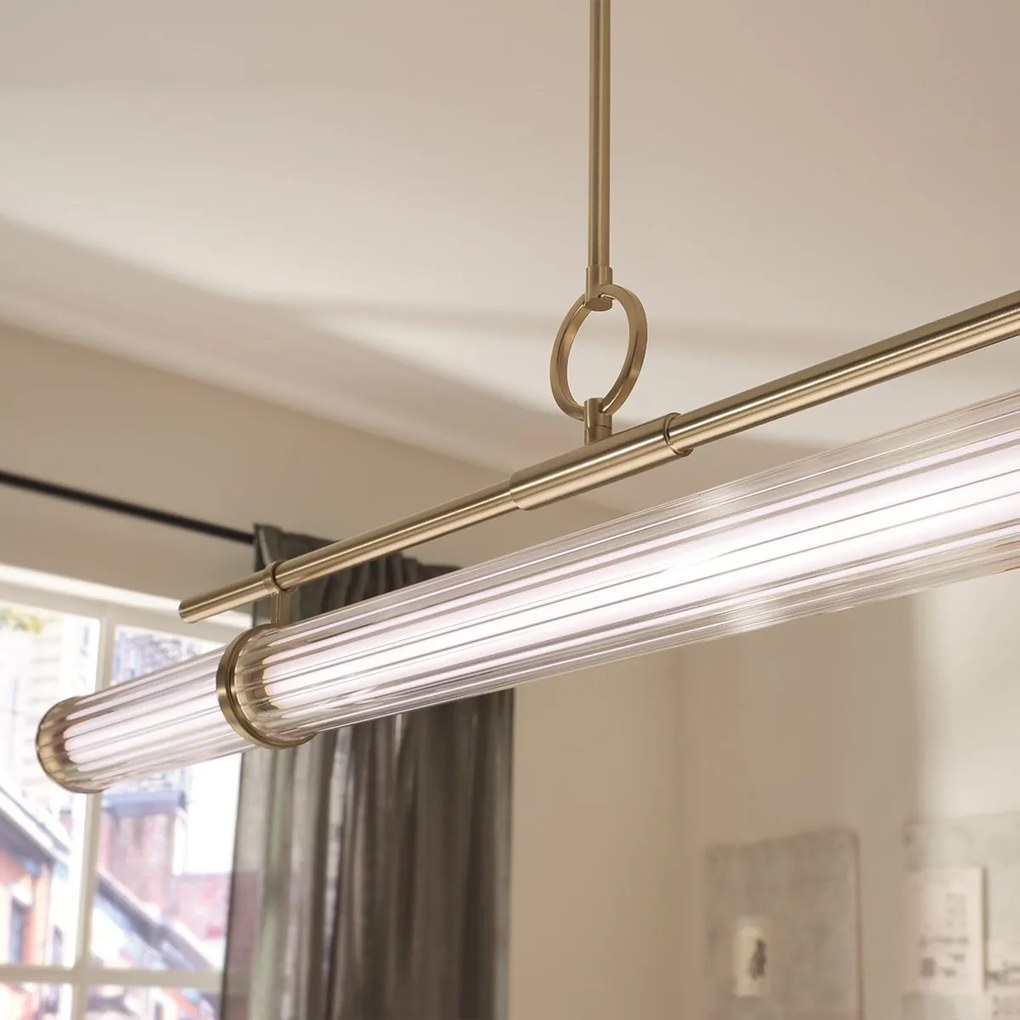 Lineární LED světlo nad stůl Elstead RIVEN 48W 3000K 3050 lm 122 cm