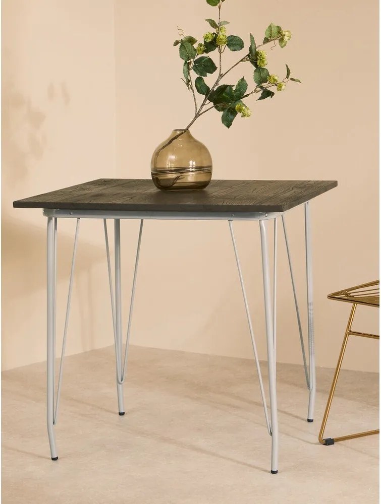 Jídelní stůl z jilmového dřeva ø 80 cm District – Premier Housewares