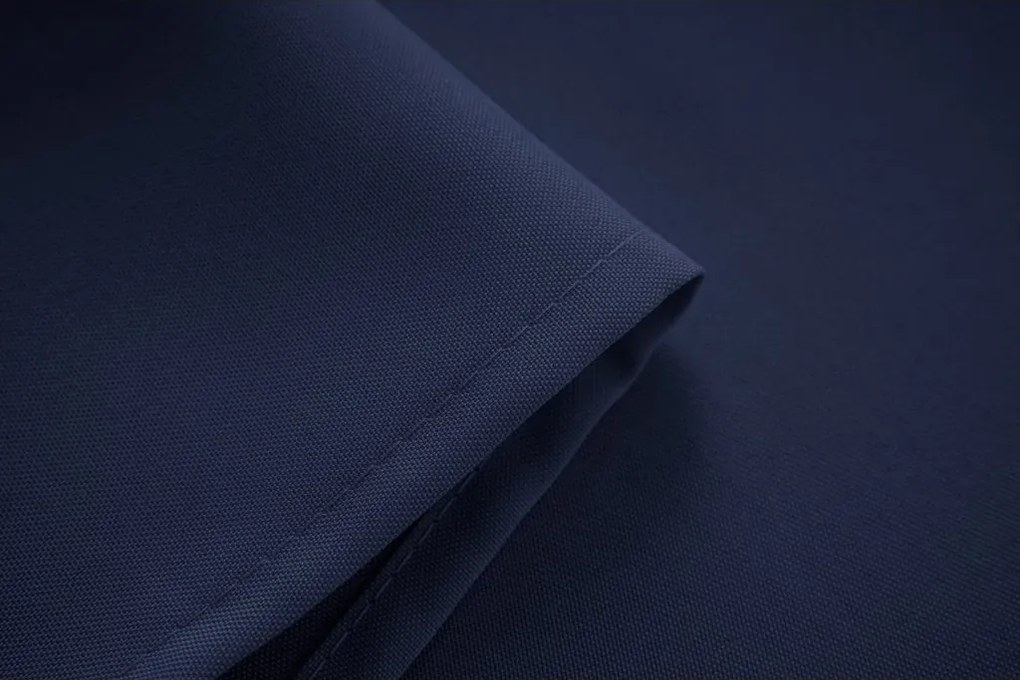 Závěs OXFORD LIGHT 140x270 cm, tmavě modrý Zavěšení: Řasící páska