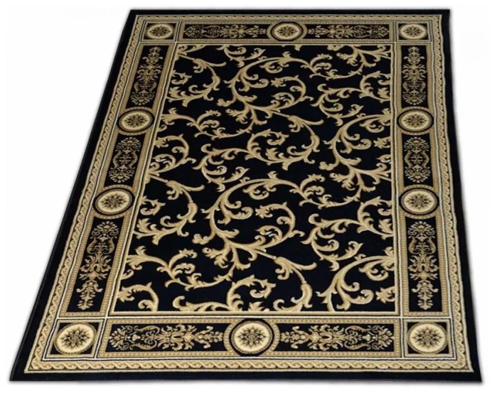 Kusový koberec Jamira černý, Velikosti 200x300cm