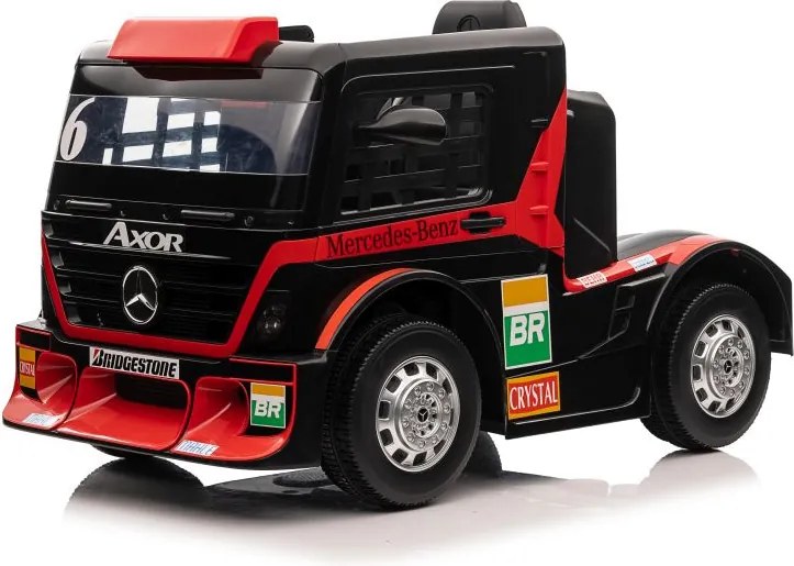 LEAN CARS Elektrické autíčko Mercedes XMX622, LED světla, dálkové ovládání, červené