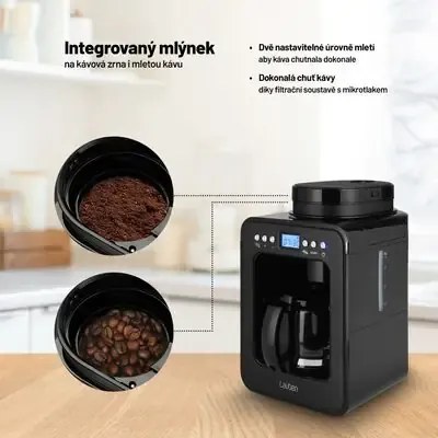 Lauben GrindDrip Coffee Maker 600BB černá / Překapávač na kávu / 600 W