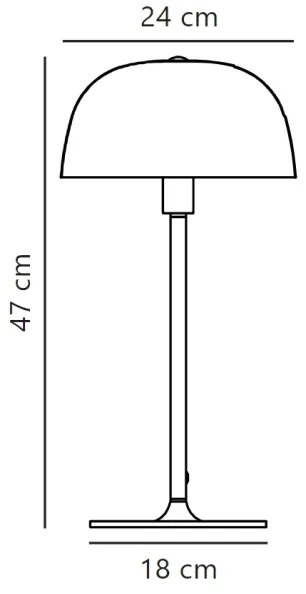 Nordlux - Stolní lampa CERA 1xE14/40W/230V zlatá