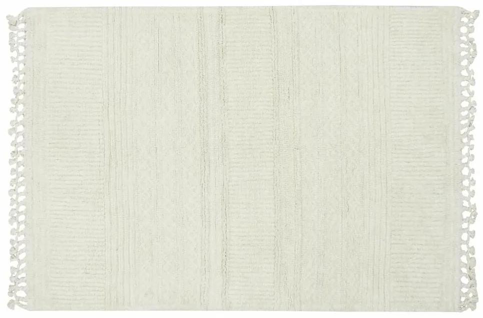 Lorena Canals Vlněný koberec 120 x 170 bílý se vzorem - Sheep
