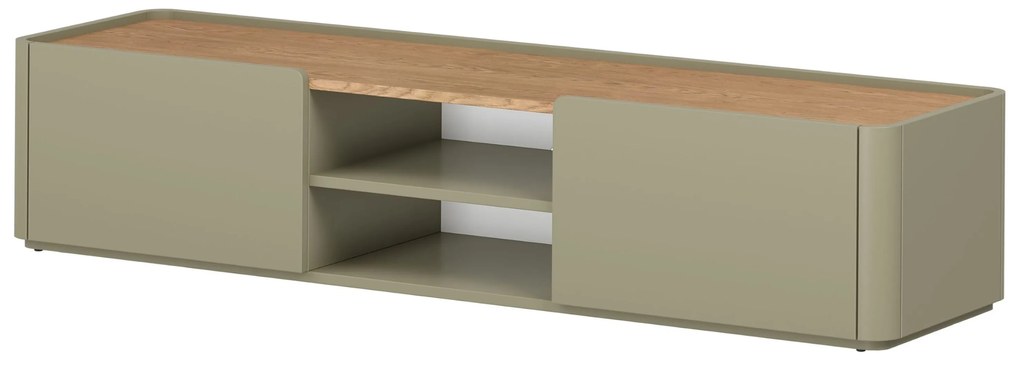 TV stolek Elivo 170 cm - eukalyptus / dub baltic dune