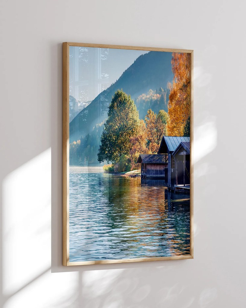 Oboustranný plakát Tichá Chatka / Podzimní Les | 30 x 42 cm | DP351313