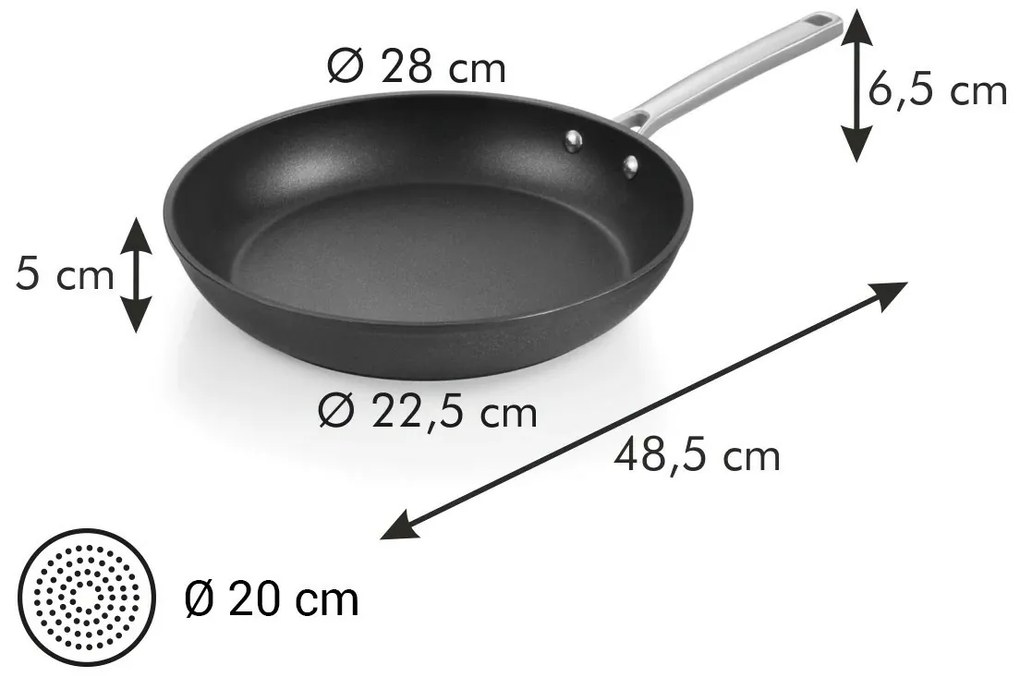 TESCOMA pánev TitanPOWER ø 28 cm, 28 cm