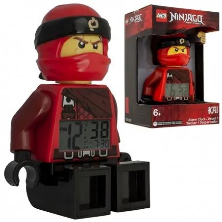 009181 DR Budík Lego Ninjago Kai červený