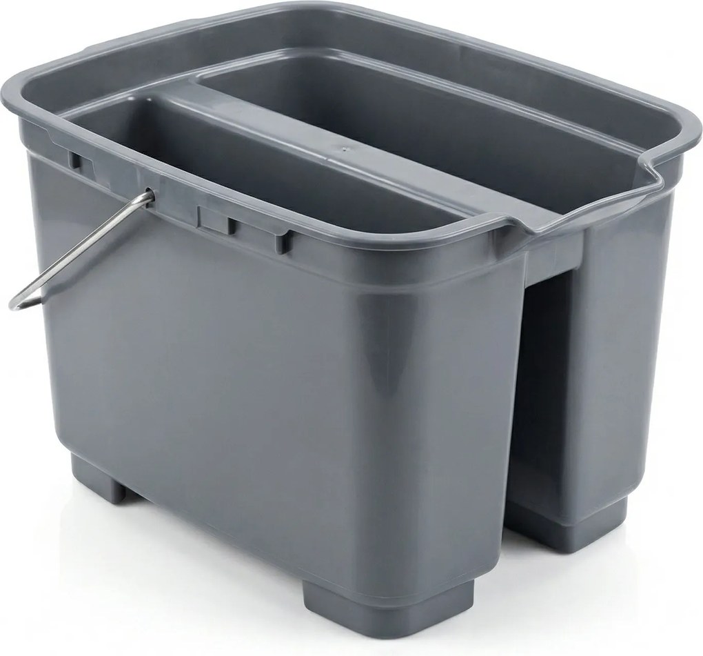 Dvojkomorový kbelík na mop, 18 l