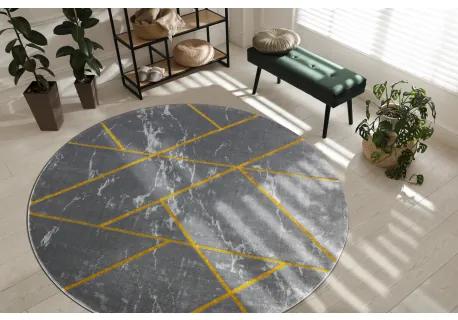 koberec kulatý EMERALD výhradní 1012 glamour, stylový mramor, geo velikost kruh 200 cm | krásné koberce cz