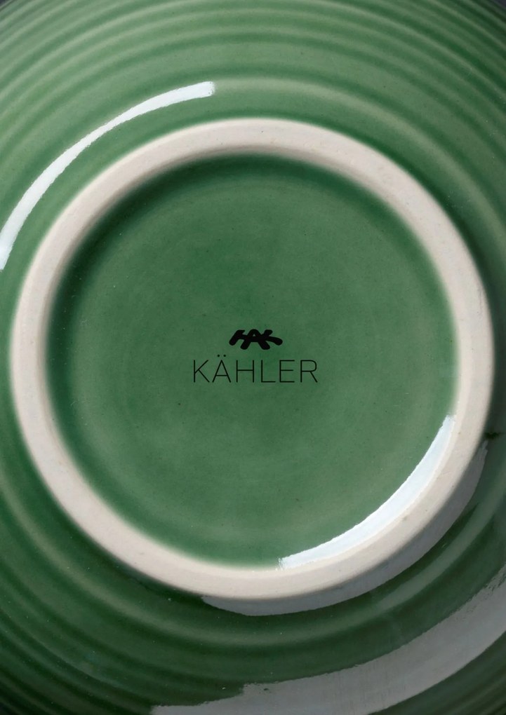 KÄHLER Keramická miska Colore Sage Green 550 ml, zelená barva, keramika