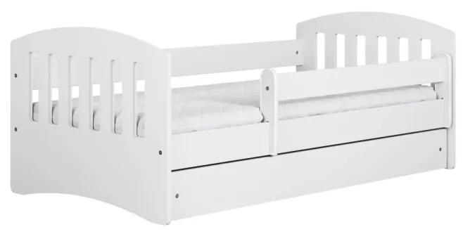Kocot kids Dětská postel Classic I bílá, varianta 80x140, bez šuplíků, bez matrace