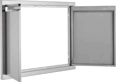 BBQ přístupová dvířka, 762 × 532 mm dvojitá venkovní kuchyňská dvířka