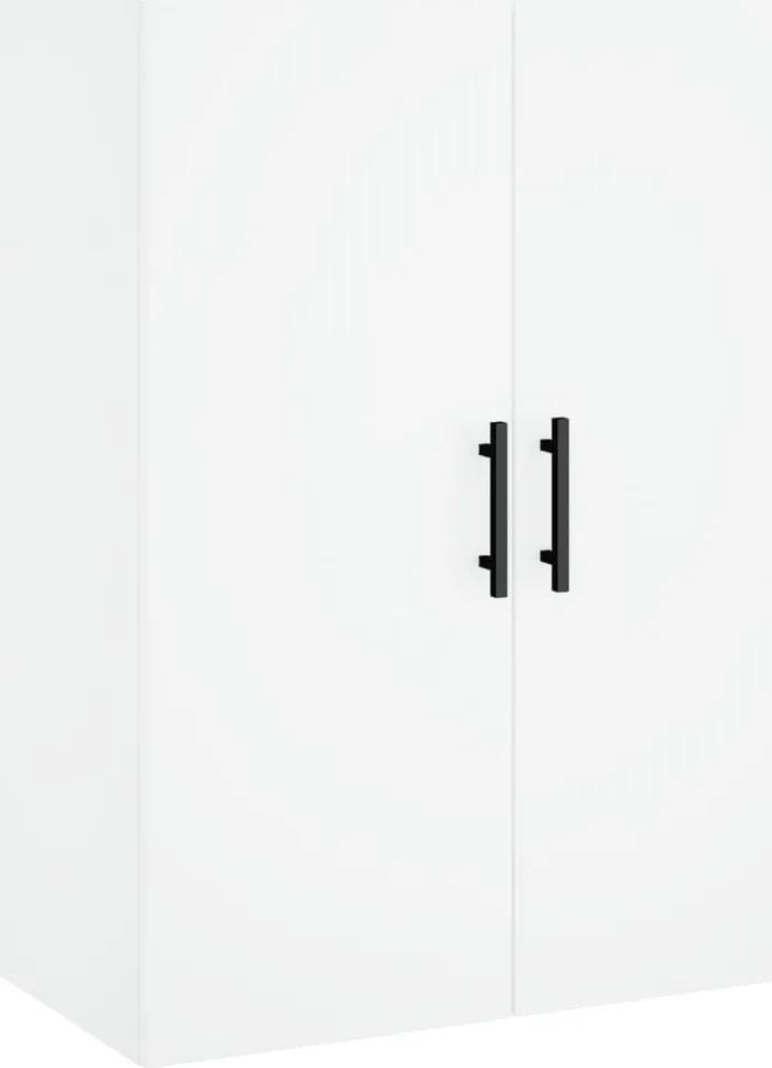 vidaXL Skříň highboard 69,5 x 34 x 180 cm kompozitní dřevo [3195867] Barva: bílá s vysokým leskem